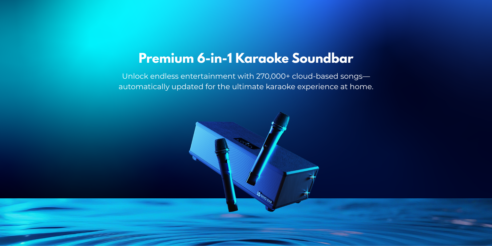 Best Karaoke Soundbar With Bluetooth, Subwoofer and Microphone – Sing Bar